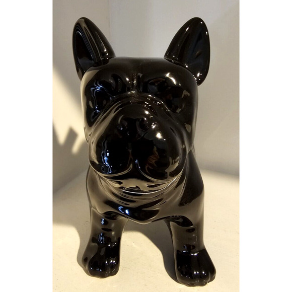 Accents | French Bulldog Frenchie Planter Black 9 Tall 1 Long | Poshmark